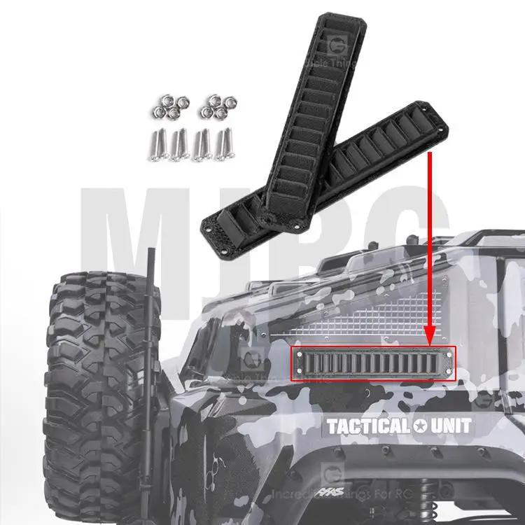 1 Pair Side Vent Body Cooling Grille Garnish For 1/10 Rc Crawler Car ...
