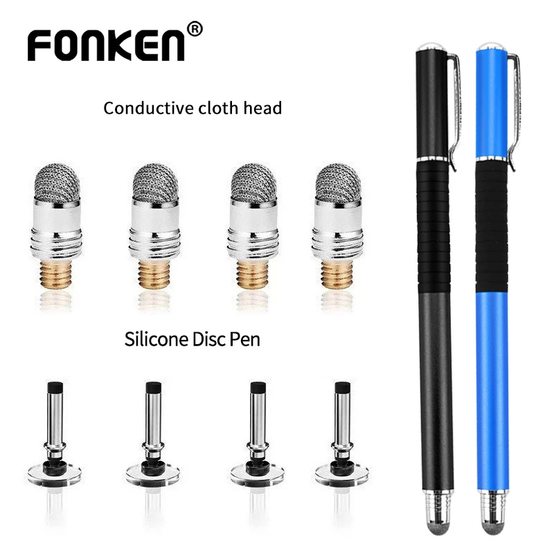 Universal Stylus Pen Capacitive Screen Disc Fiber Touch Pen Replacement ...