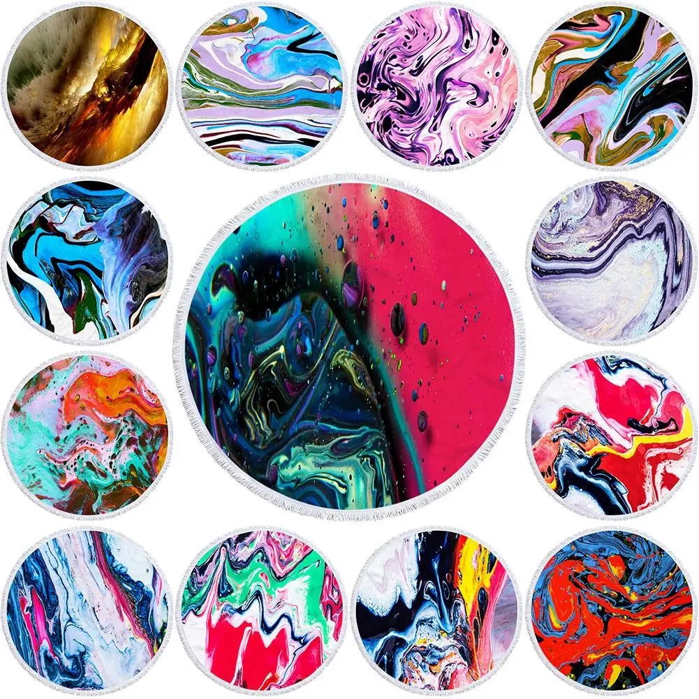 150cm-Colorful-Round-Enlarged-Fitness-Mat-Yoga-Mat-Gym-Exercise-Mat ...