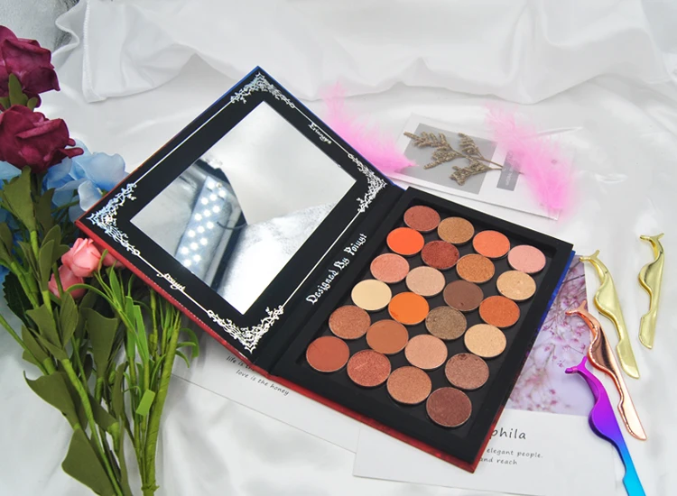 Забавный пустой Магнитный макияж палитра DIY Тени для век пигмент лоток ...