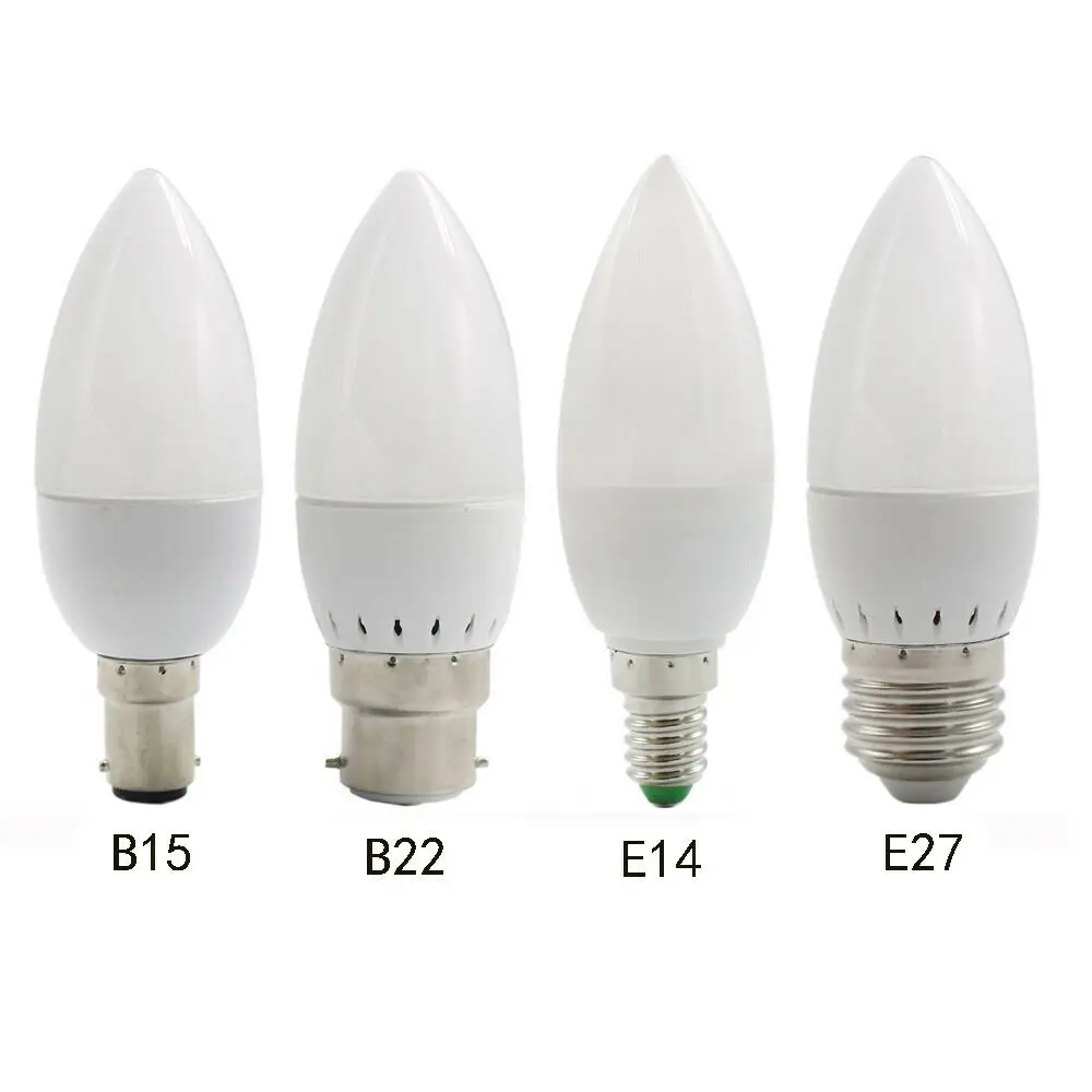 LED-Globe-Bulb-Candle-Light-Bulbs-B22-E27-E14-B15-3W-5730-SMD-110V-220V ...