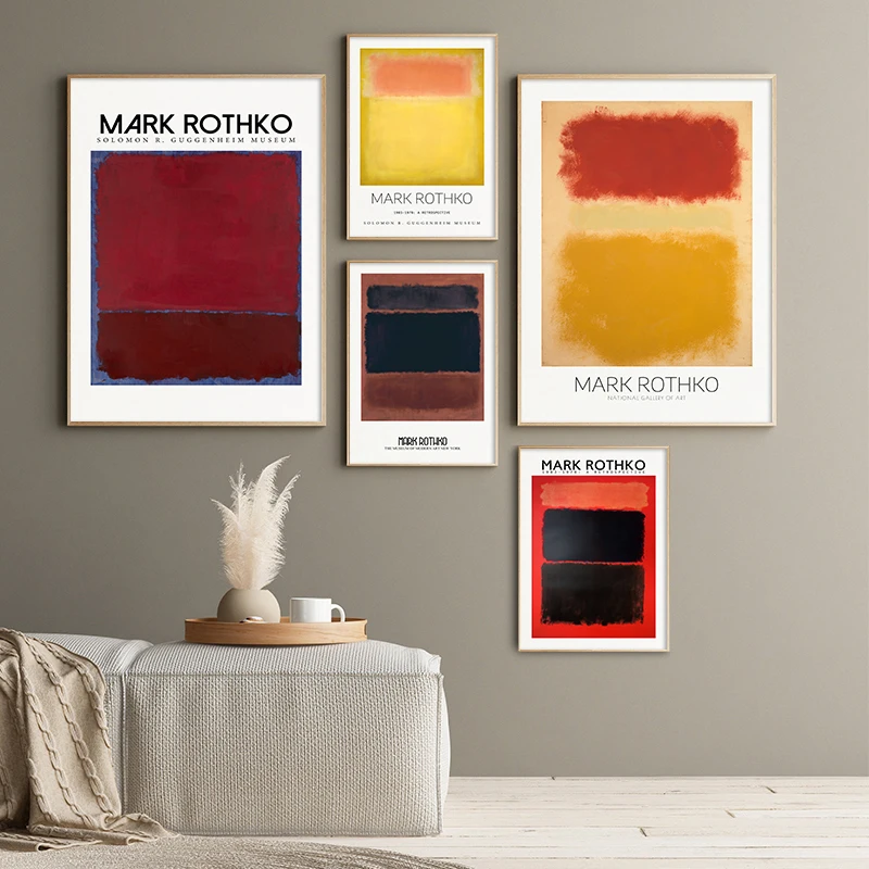 Art & Collectibles Prints Interior Design Rothko Print Abstract Wall ...