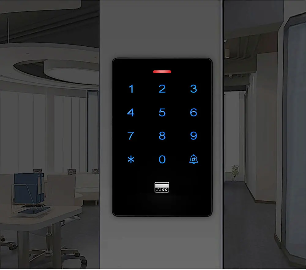 Outdoor IP68 Waterproof RFID Keypad Touch Access Control System ...