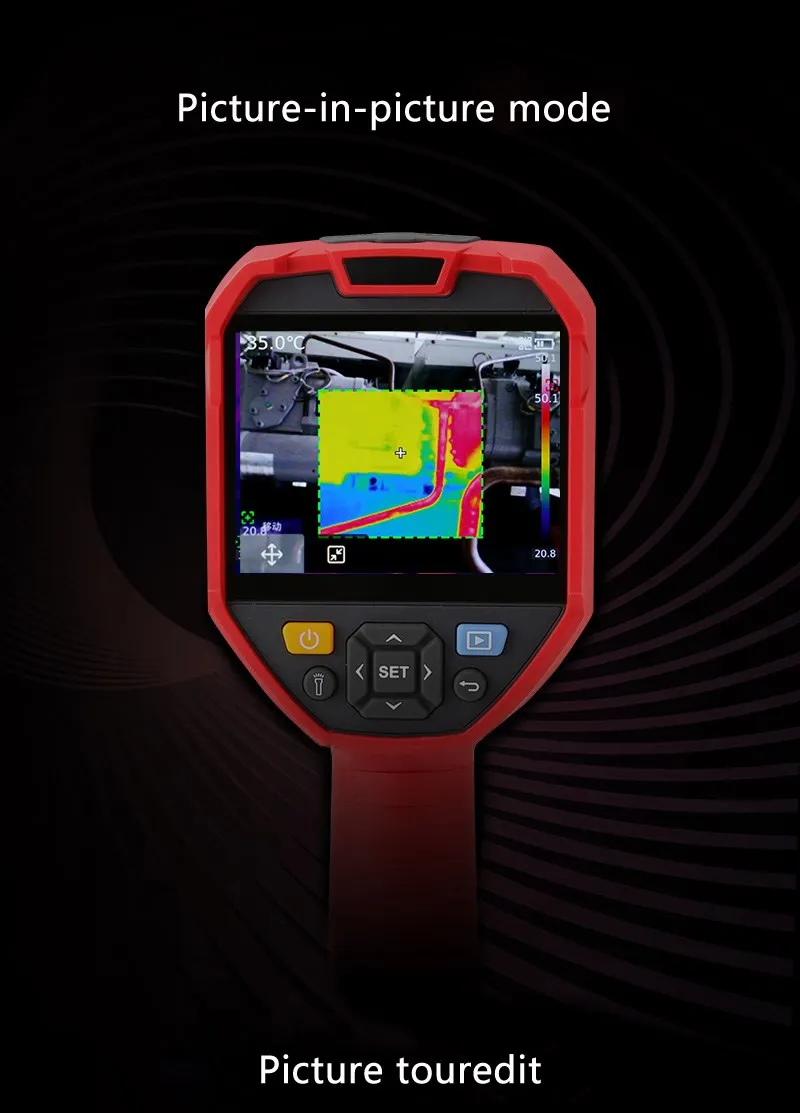 UNI-T Infrared Thermal Imager Industrial Thermal Camera PCB Circuit ...