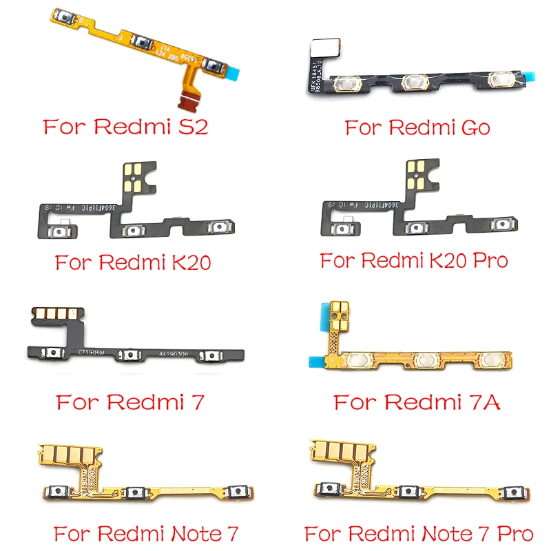 Power Volume Button Flex Ribbon Cable For Xiaomi Mi A3 9T 9 Lite Redmi ...