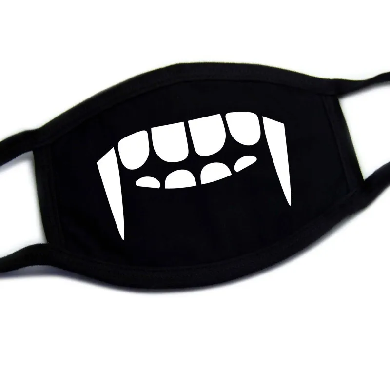 Men Women Mask Winter Mask Cute Teeth Smile Creative Cotton Cool Travel ...