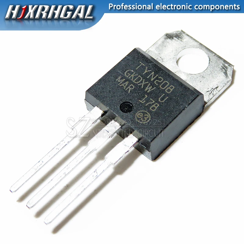 10PCS-LOT-TYN208-TO-220-SCR-TYN1225-TYN208-TYN610-TYN612-TYN812-TYN816 ...