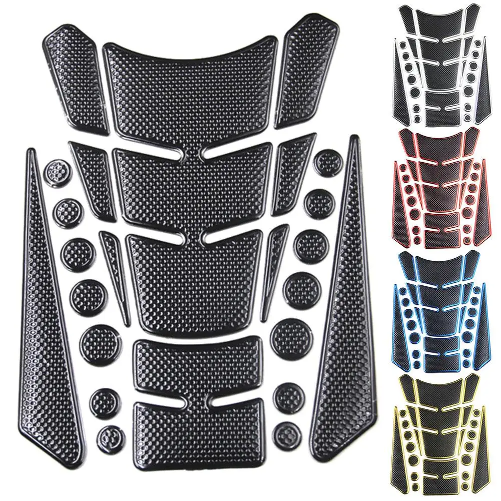 Universal-Motorcycle-Motorbike-Fuel-Oil-Tank-Sticker-Decal-Fish-Bone ...