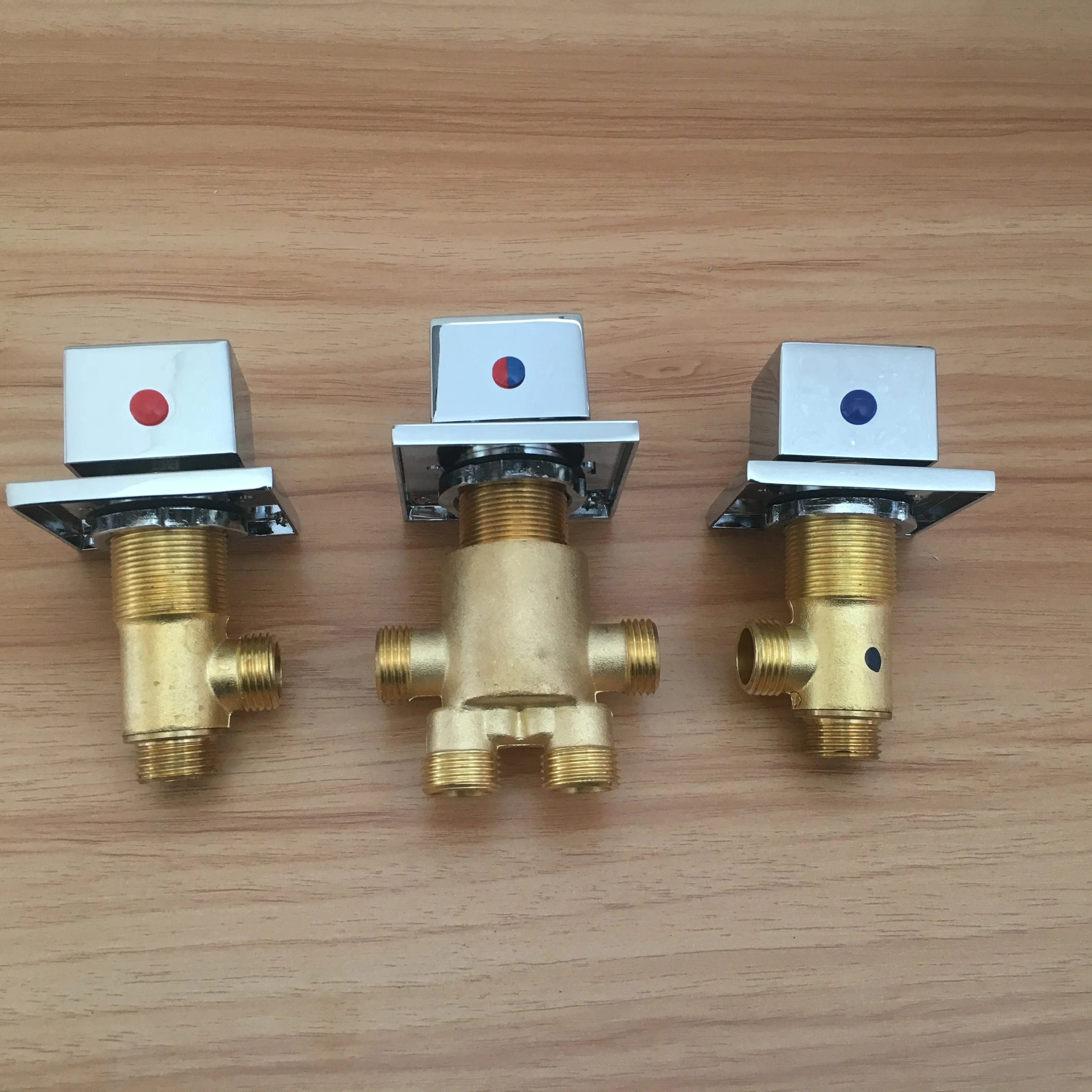 Mttuzk Square Handle Brass Switch Valve For Faucet Shower Mixer Bath ...