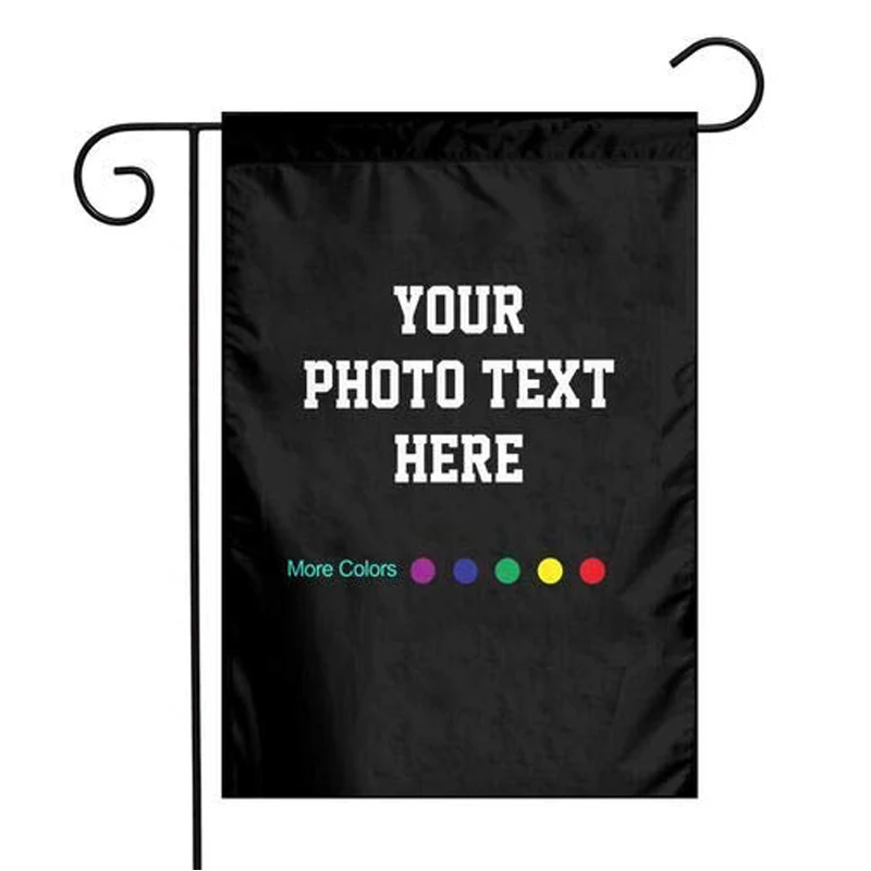 Custom Garden Flag Personalized Yard Flags 12''x18'' , 30x45cm Add Your ...