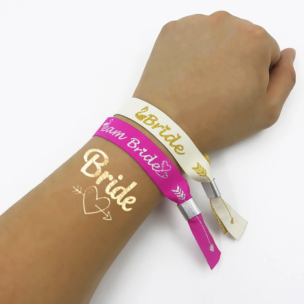 Bride To Be Bachelorette Party Bridesmaid Bracelet Team Bride Tribe ...