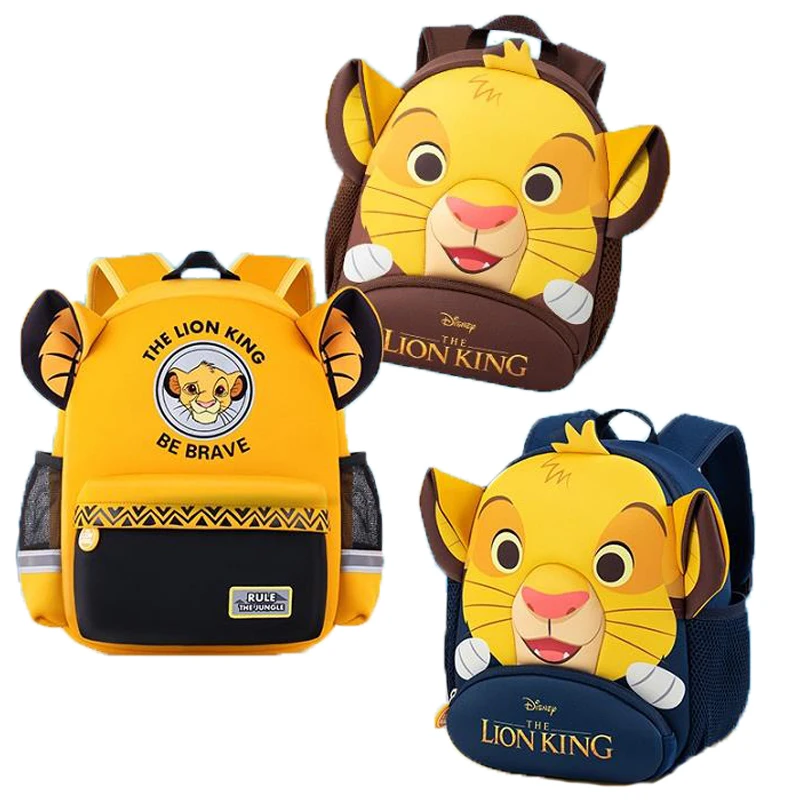 2023-Genuine-Disney-Simba-The-Lion-King-Backpack-Kids-Boys-Cartoon-Lion ...
