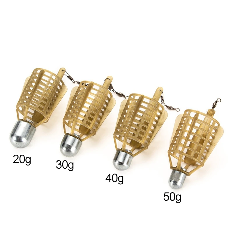 Fishing Bait Cage 20g/30g/40g/50g Connector Sinker Feeder Swimbait ...