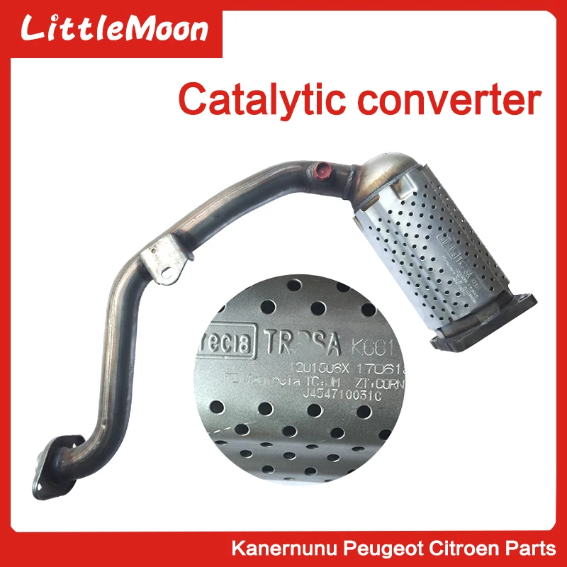 Three-way-catalytic-converter-Exhaust-pipe-Suitable-for-Peugeot-206-207 ...