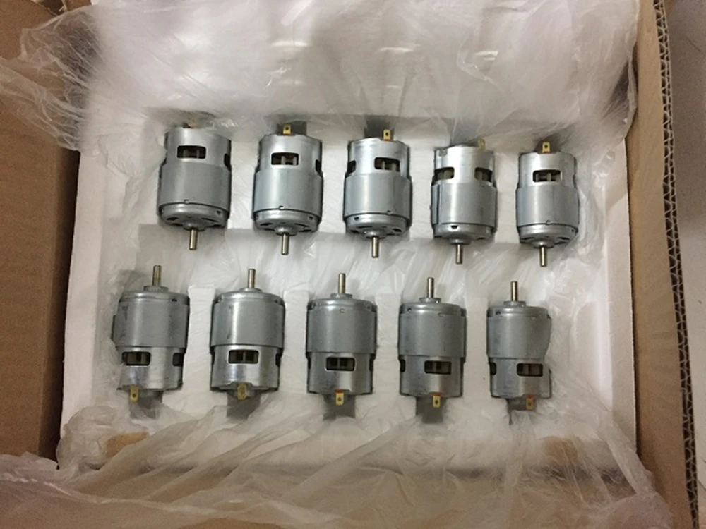 Мотор постоянного тока RS-755VC-4540 4539 18 В 8800 об/мин против ...