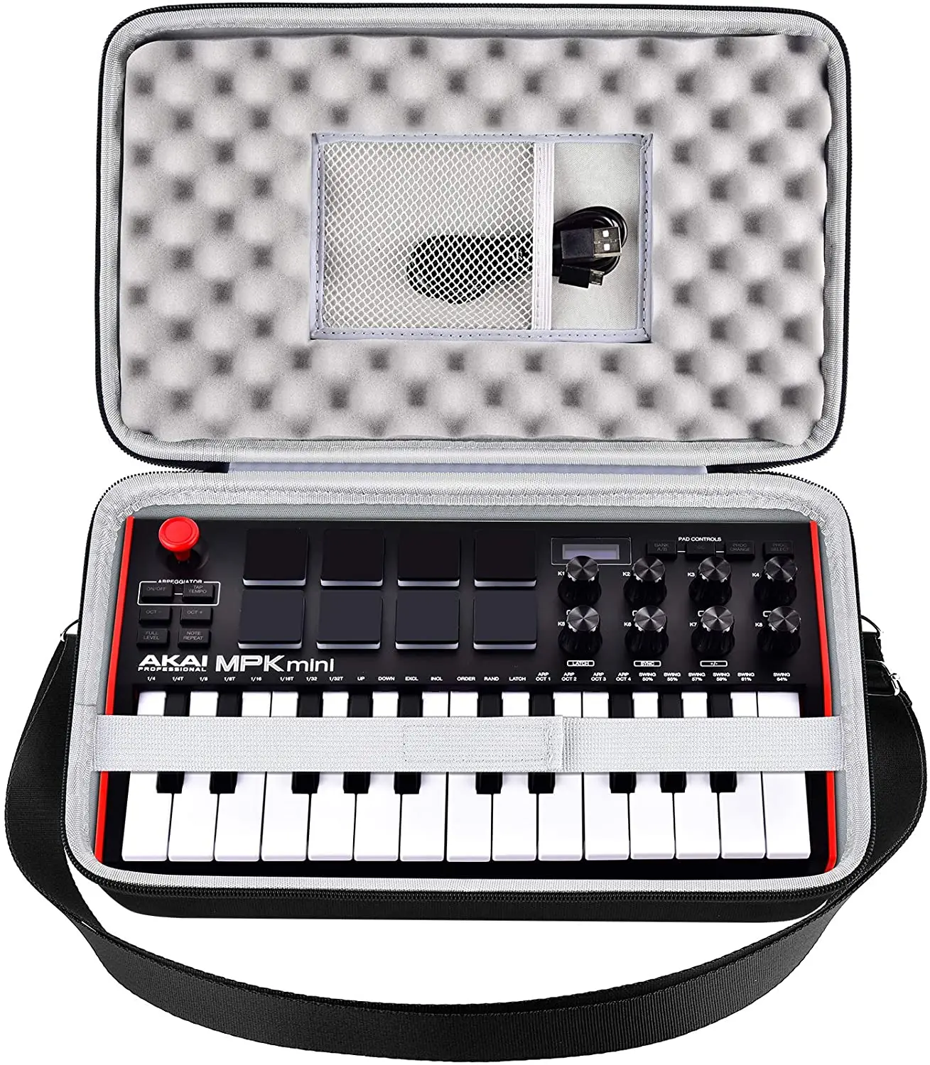 Midi Controller Case Compatible With Akai Professional Mpk Mini Mk3 ...