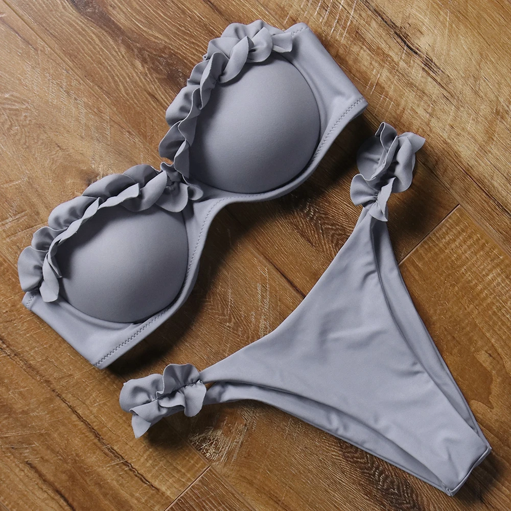 Bikini Push Up - Für Frauen Sexy Bademode Brasilianischer Tanga Strand ...
