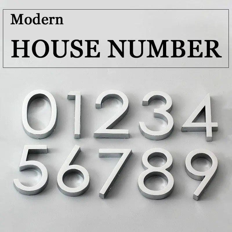 60mm-Self-Adhesive-House-Number-Sticker-For-Apartment-Plastic-Doorplate ...