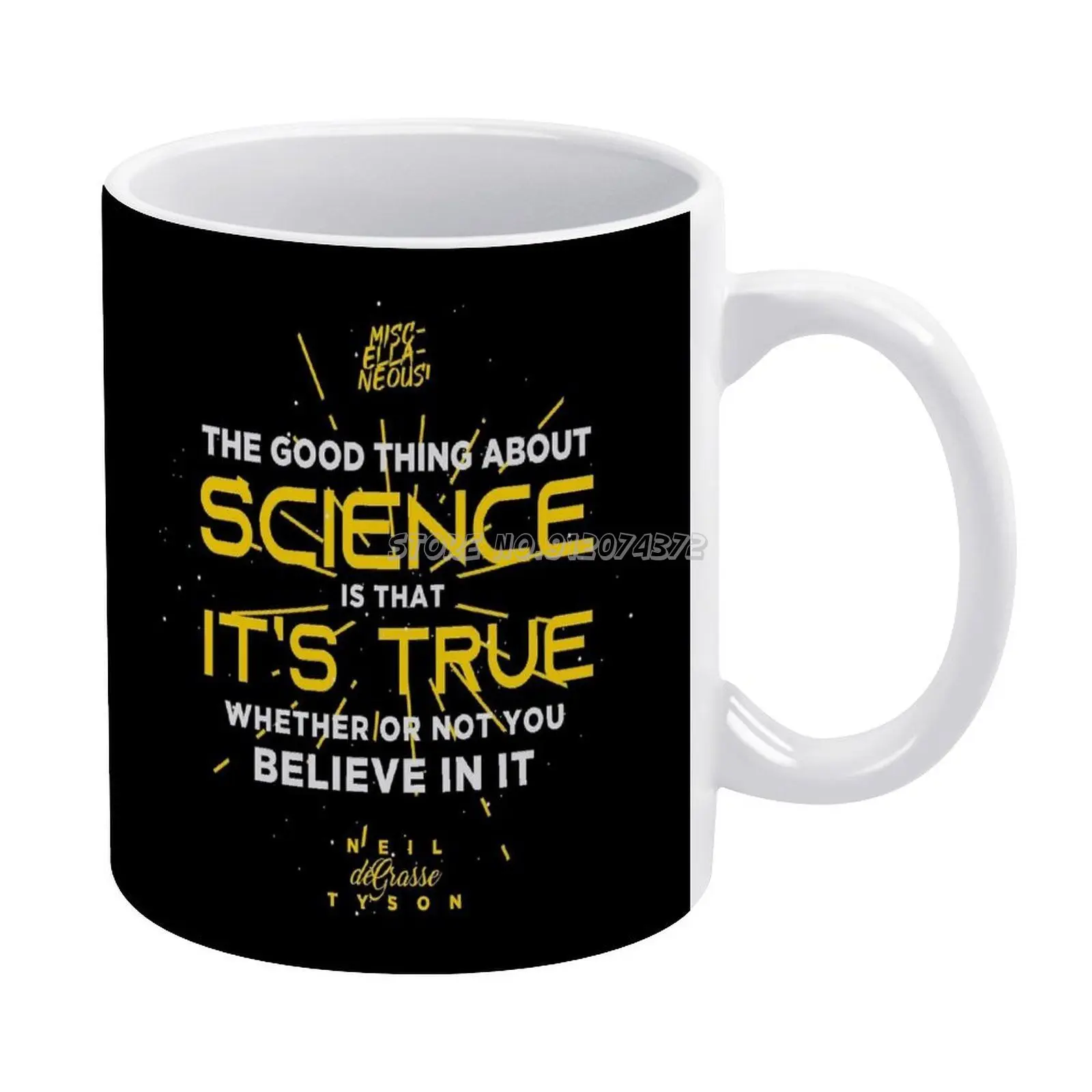 Science Neil Degrasse Coffee Mugs - Mon Science