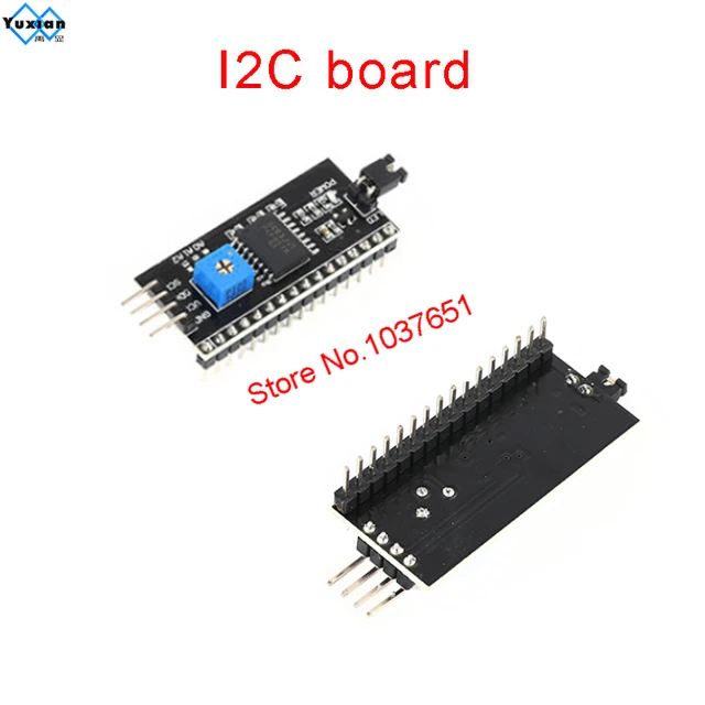 1602 16x 2 وحدة عرض إل سي دي I2C 3.3v 5v HD44780 SPLC780D