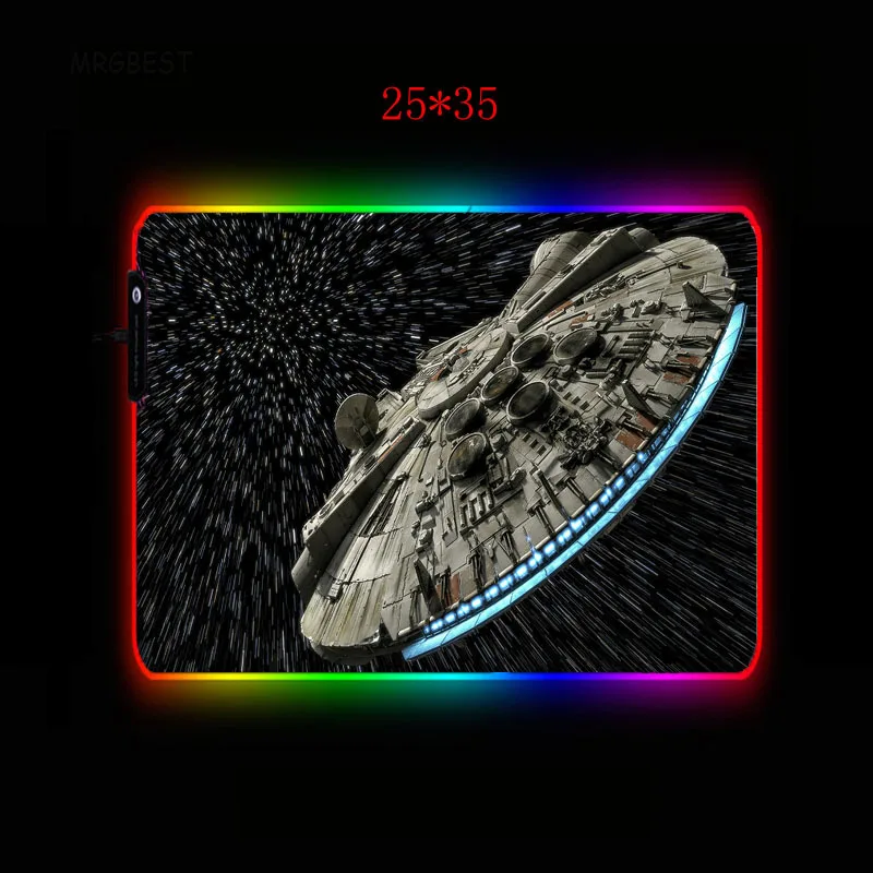 MRGBEST Star Wars Large LED Light RGB Waterproof Gaming Mouse Pad USB ...