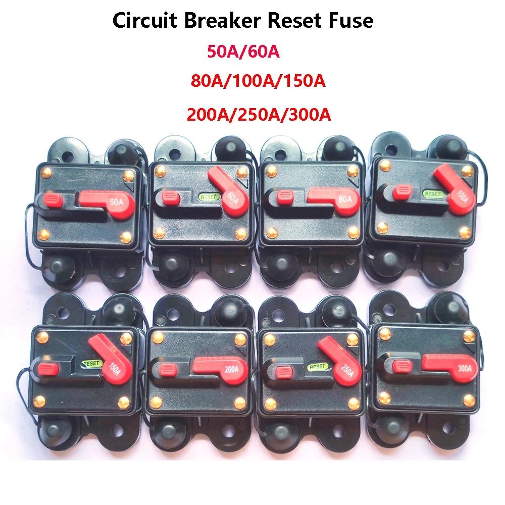 12v24vdc 50a60a 80a 100a 150a 200a 250a 300a Switch Fuse Holder Ip67 ...