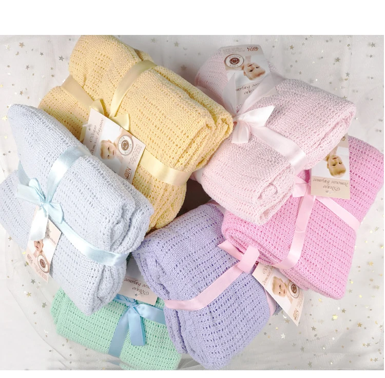AAG Cotton Baby Blankets Newborn Wrap Swaddle Diaper Cocoon Baby Bath ...