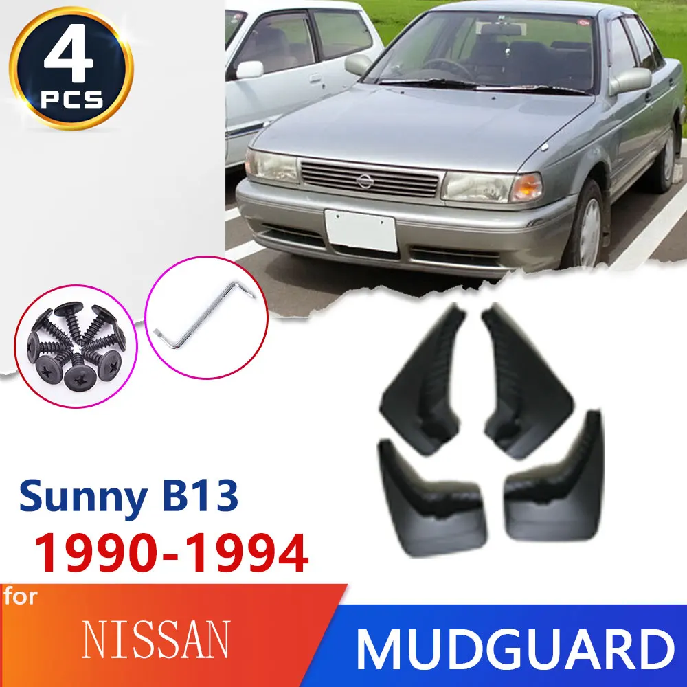 For Nissan Sunny B13 1990 1994 High Quality Plastic Car Fender Mud Flaps Mudflaps Mudguards Splash Guards Car Accessories Goods AliExpress