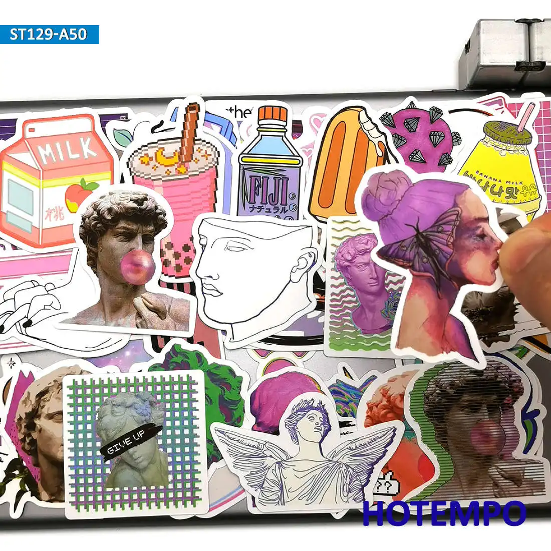 Vaporwave Sticker Stickers | Stickers Retro Steam Wave | Vaporwave Art ...