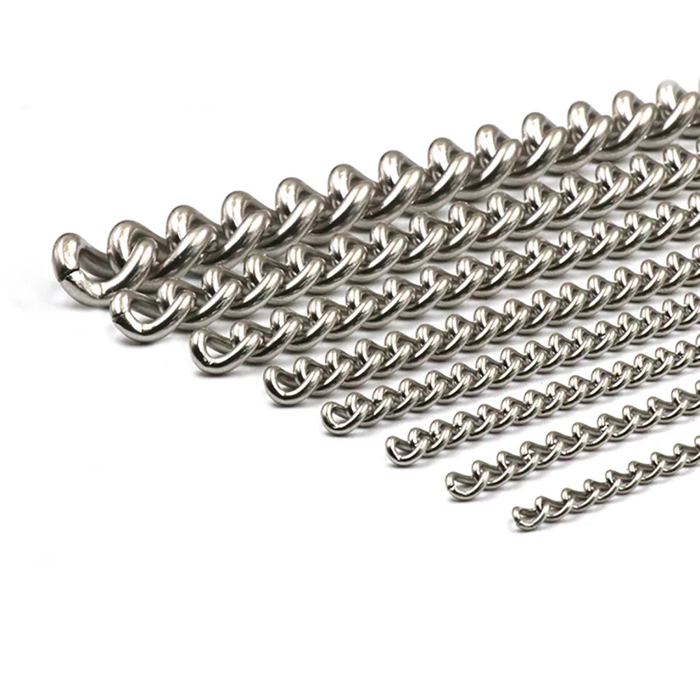 304-Stainless-Steel-Twist-Chain-Unwelded-4-15mm-Width-for-Garment ...