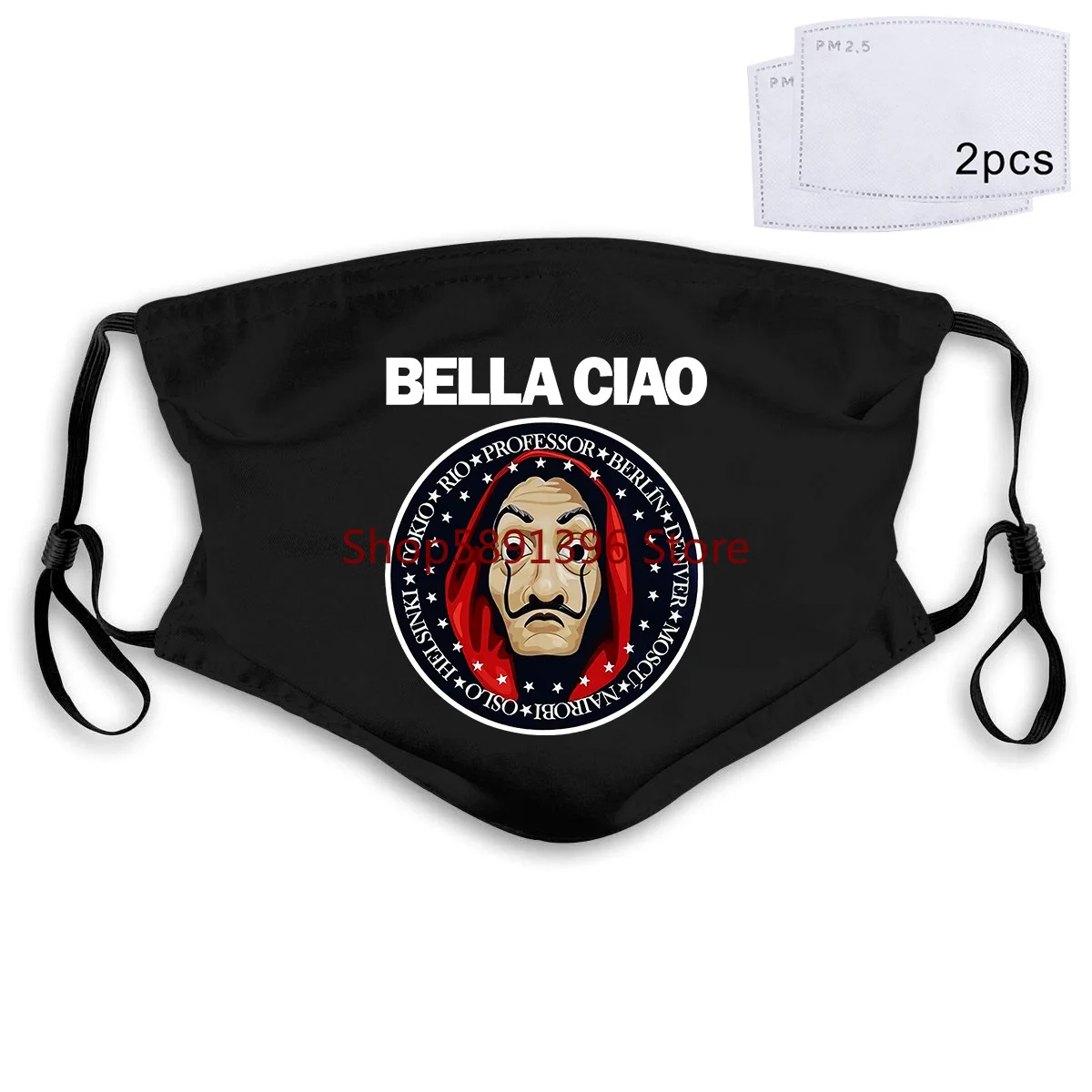 Bella Ciao Mask La Casa De Papel Professor C28|Men's Masks| - AliExpress