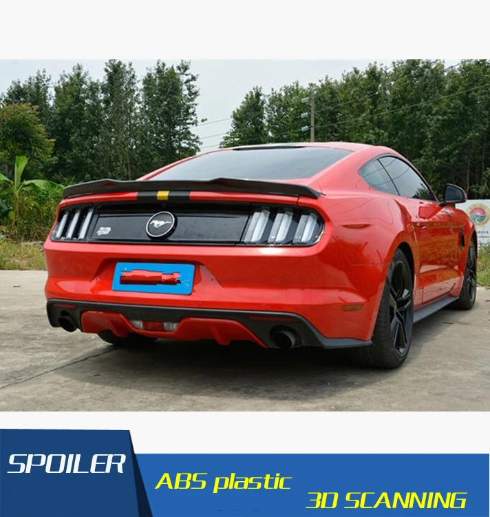 High Quality Carbon Fiber Car Rear Wing Spoiler For Ford mustang ...