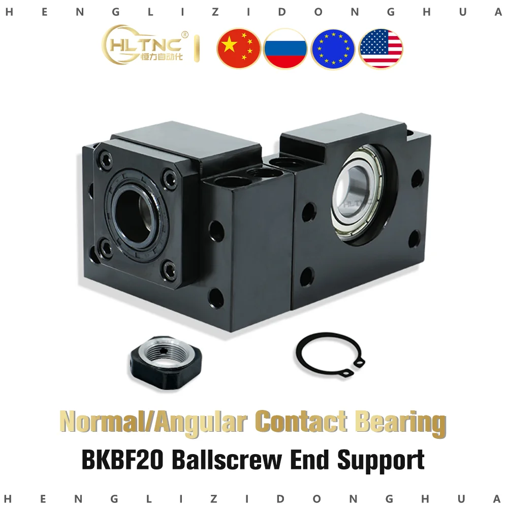 Ballscrew End Support | Ball Screw | Bkbf20 | Bk20 | Linear Guides - 1 Set Ball Screw Support ...