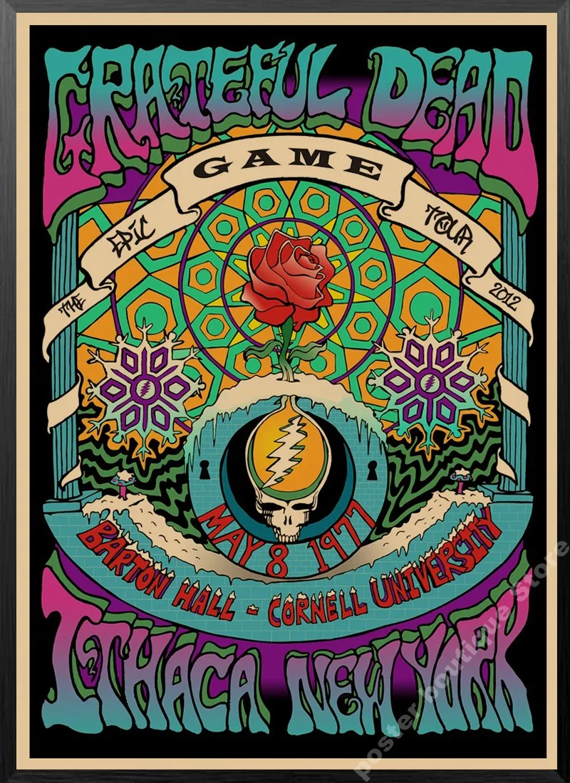 Psychadelic Vintage Rock Concert Poster