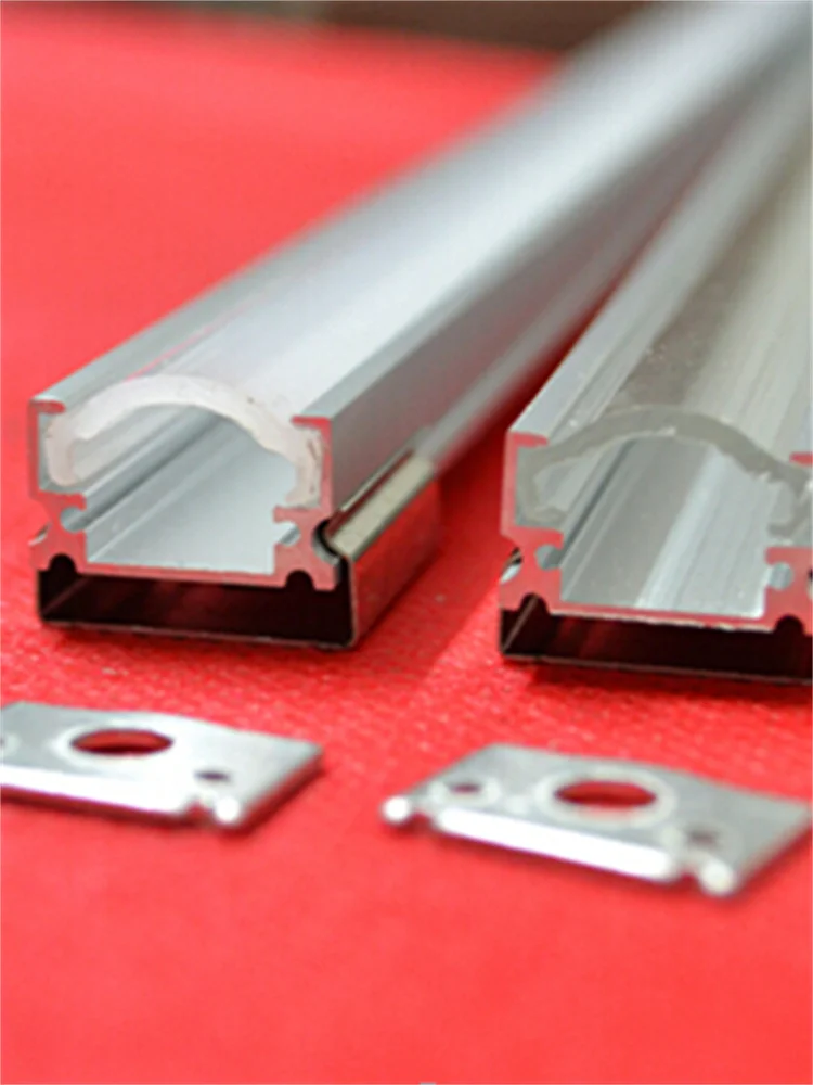 Free Shipping 2M/PCS 100M/LOT LED Aluminum Profile With End caps ...