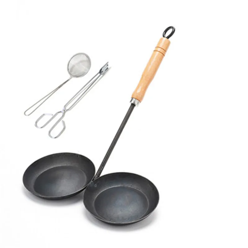 Doughnut-frying-spoon-Fried-oil-Baba-iron-spoon-Durable-Portable ...