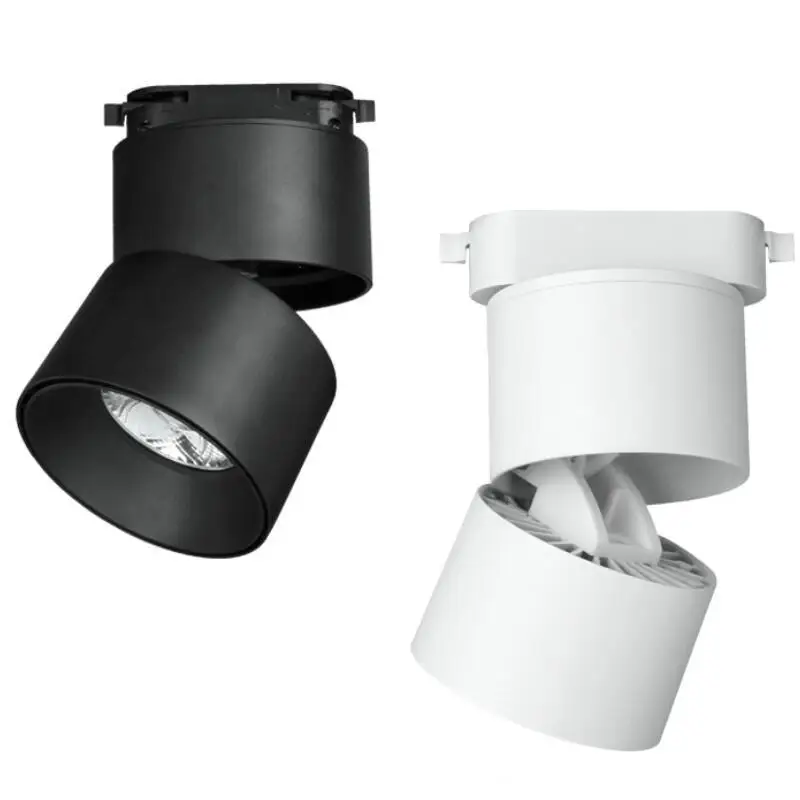 Led-COB-Track-light-aluminum-20W-30W-Dimmable-Ceiling-Rail-Track ...