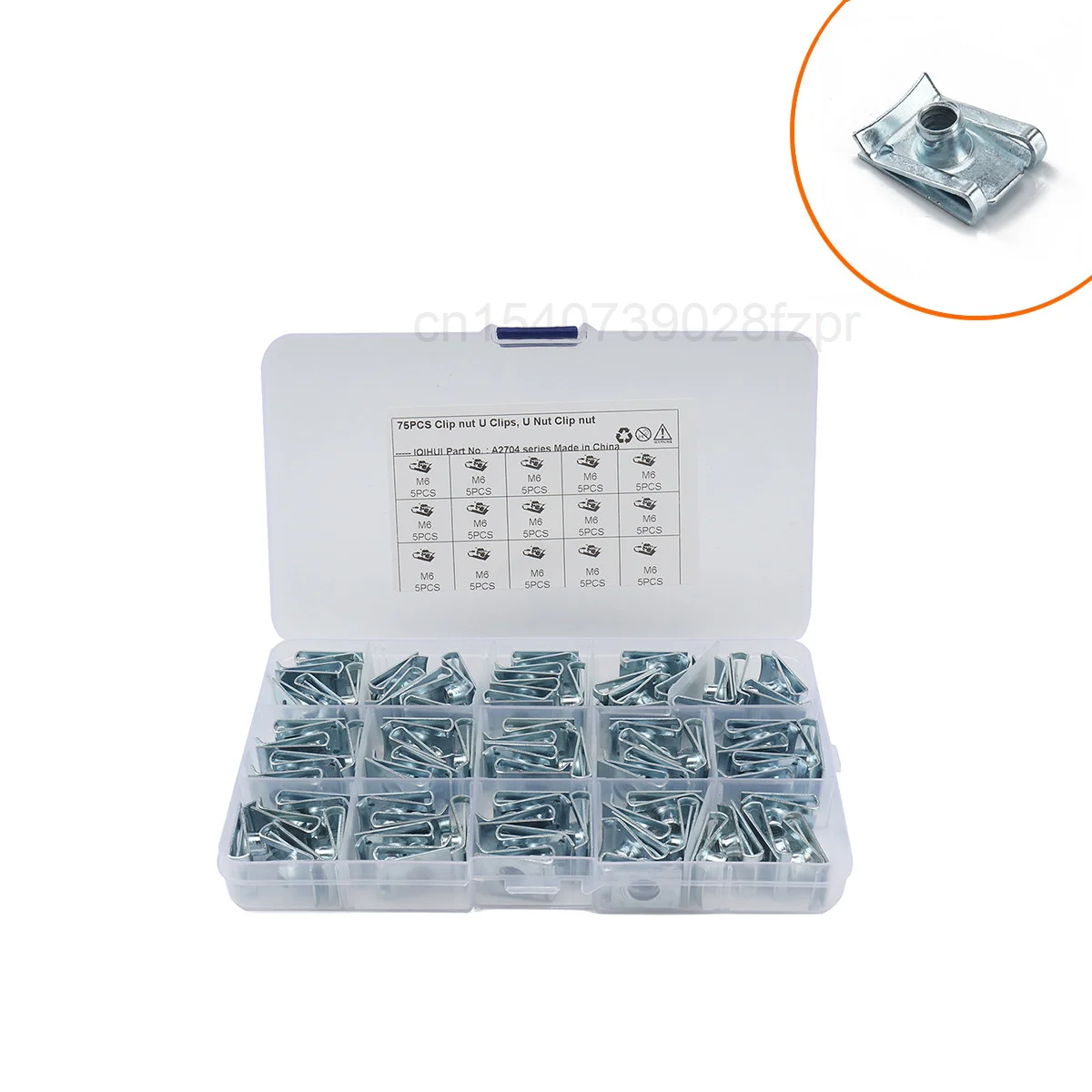 75 Sets Of B-type Reed Nuts / M6 Clip Nuts / U-shaped Inserts For ...