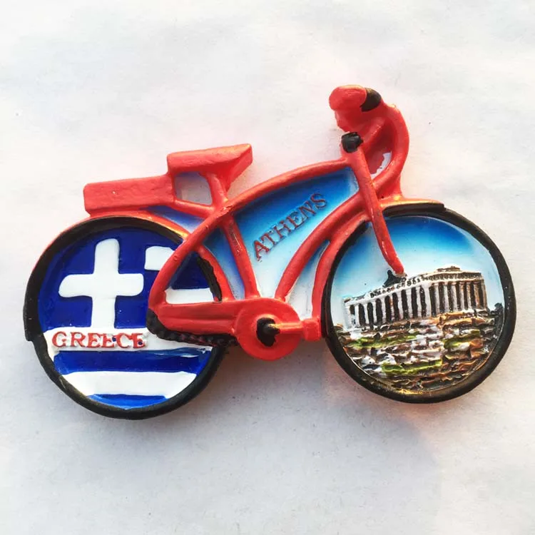 Qiqipp Acropolis Of Athens, Greece Creative Bicycle Tourist Souvenir ...