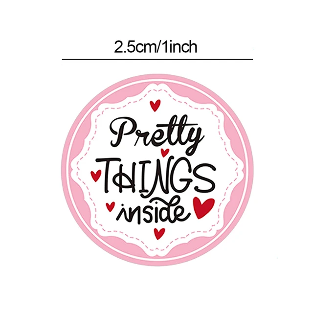 Pink Pretty Label
