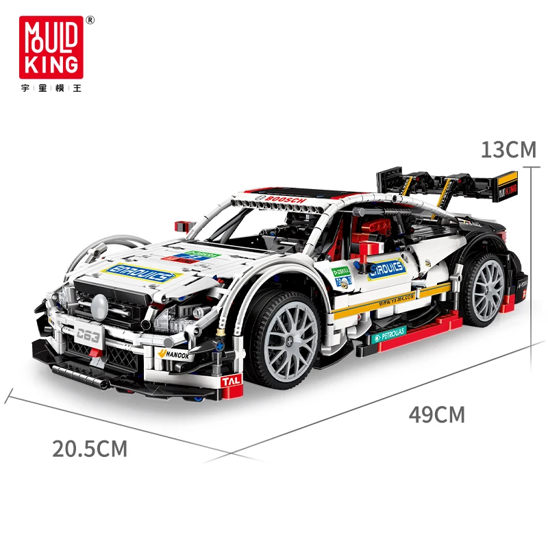 Technic Series AMG C63 Sport Racing Car Model Kit Building Blocks Kids ...