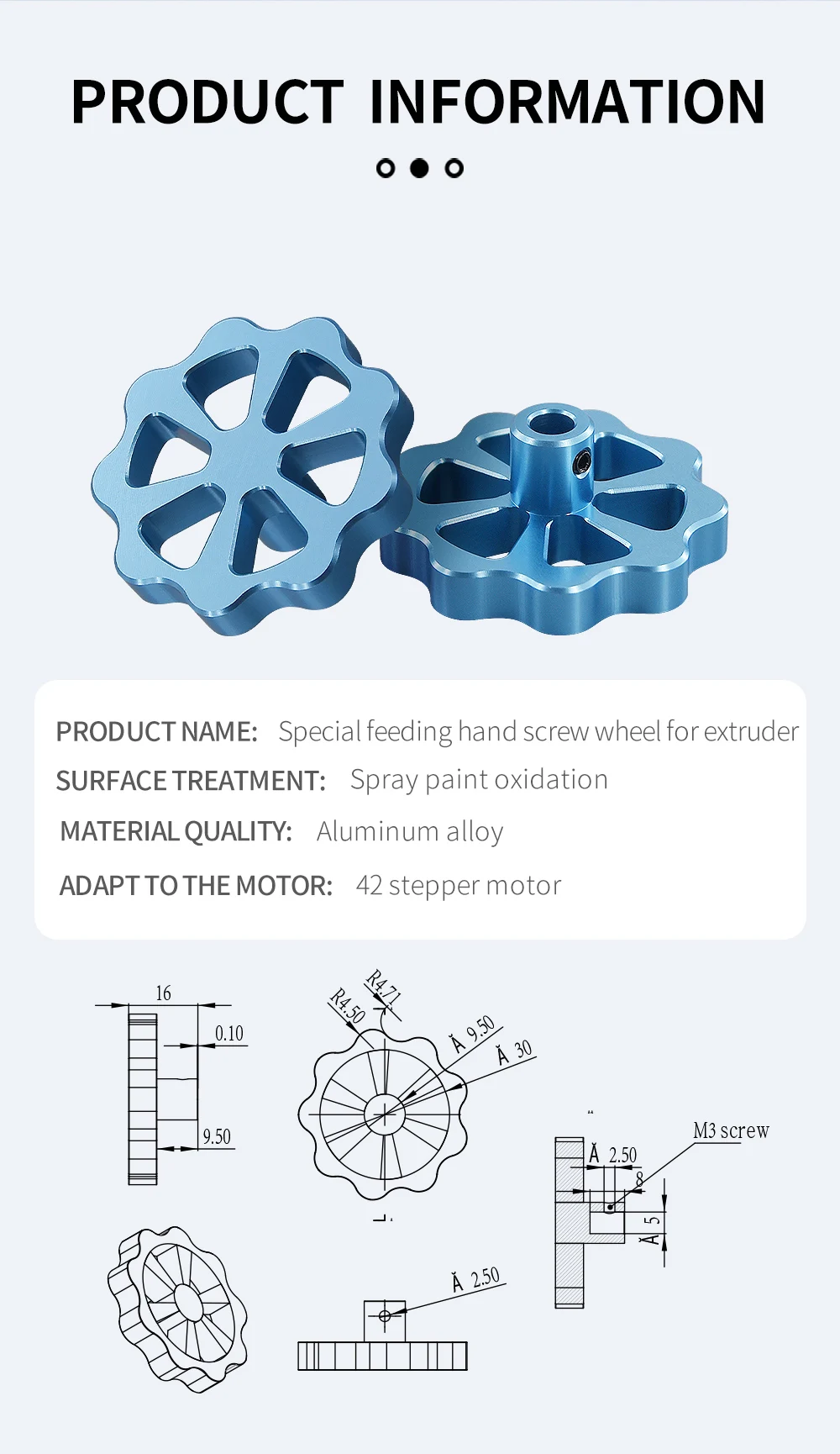 Extruder Nut kit for Ender 3 V2/CR-10 Series – 3D Printer Spare Parts ...