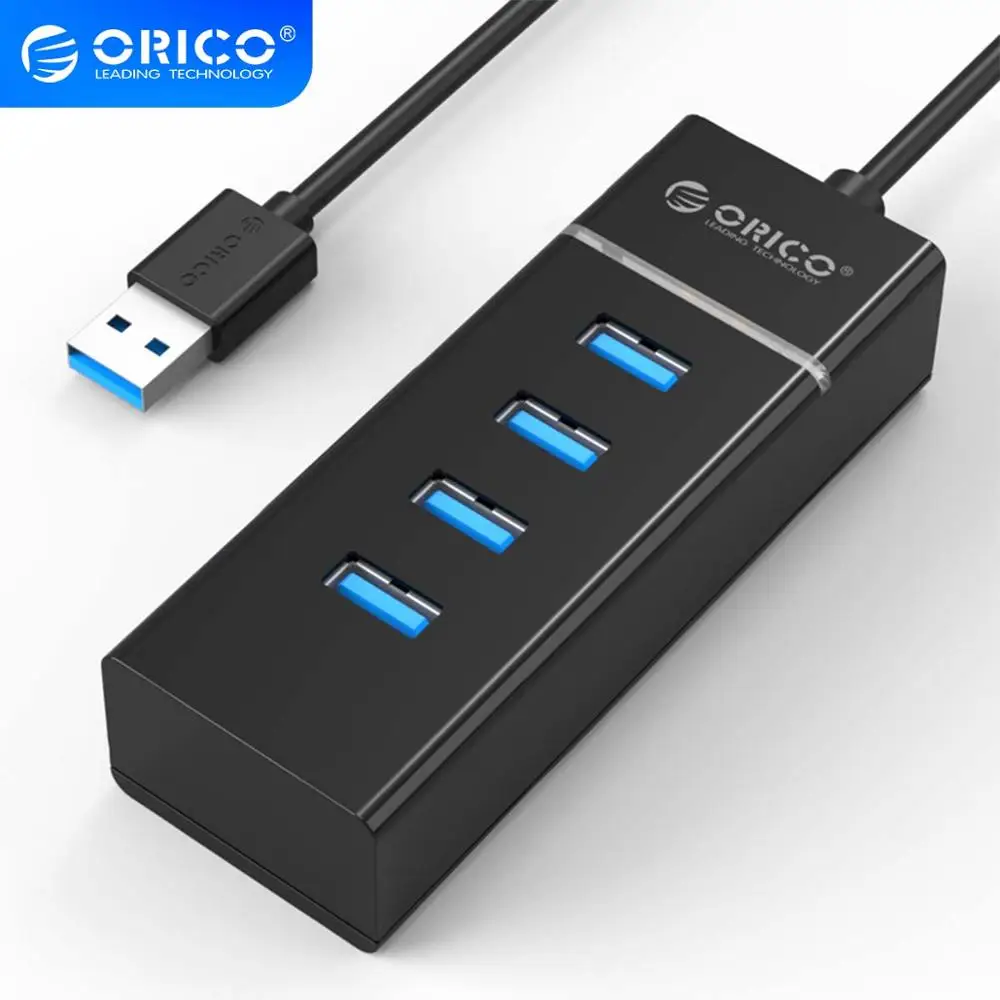 ORICO USB HUB USB 3.0 HUBความเร็วสูง5Gbps 4พอร์ต30ซม.สายMicro USBพอร์ต ...