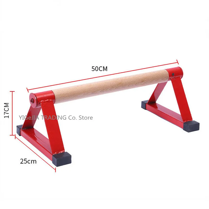 Push-Up Stand, Beech Upside Down Parallel Bars Fitness Equipment ...