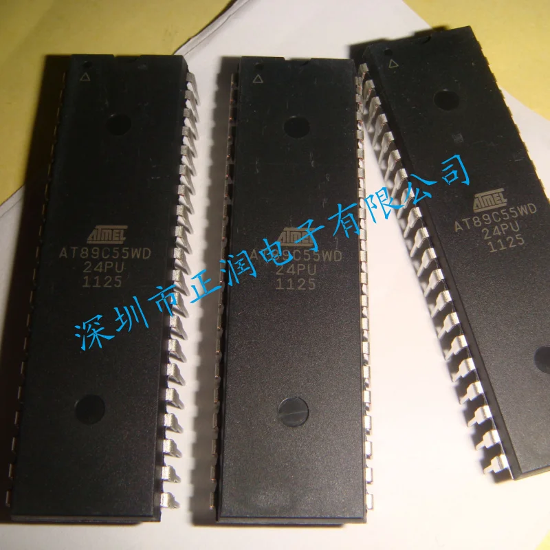 100% nuevo y original AT89C55WD 24PU AT89C55WD DIP|Accesorios y piezas ...