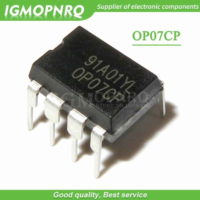10pcs Op07cp Op07 Op07c Dip-8 Operational Amplifiers - Op Amps Low ...