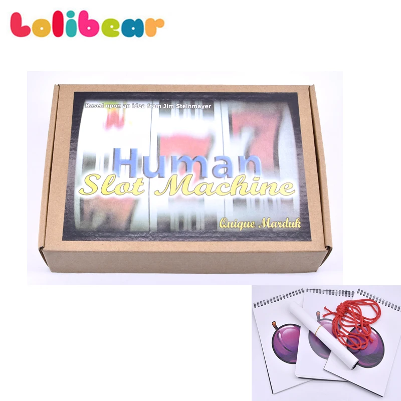 Human-Slot-Machine-Magic-Tricks-Close-Up-Stage-Magia-Magician-Illusions ...