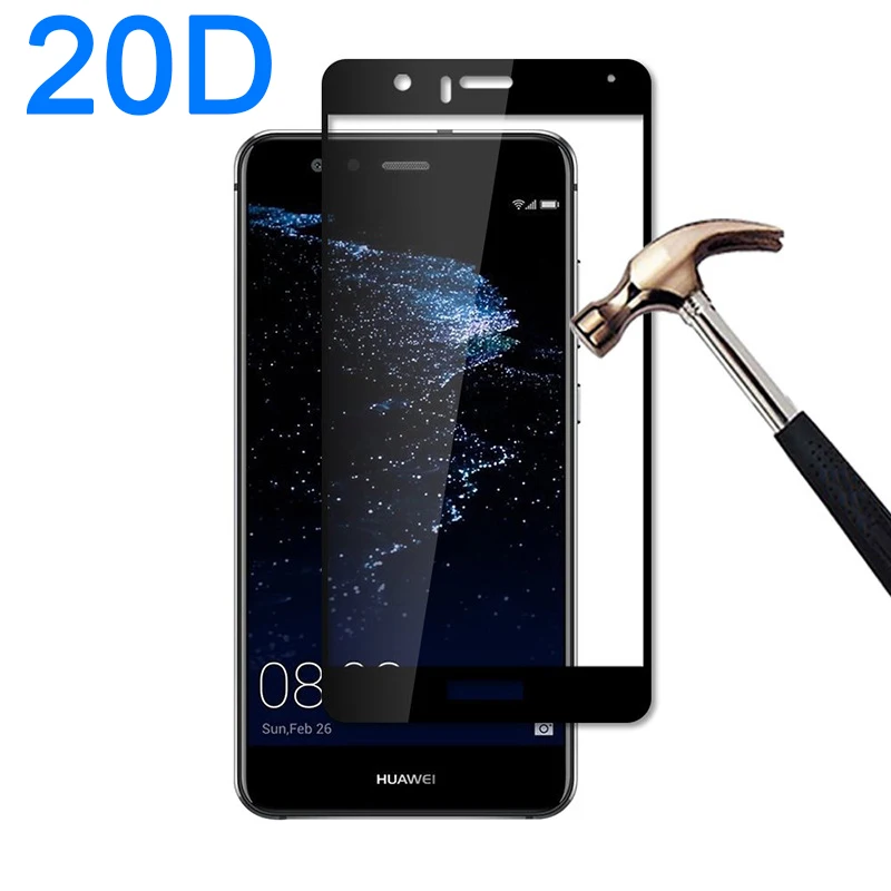 20D Закаленное стекло протектор экрана для huawei P10 Lite P10 Plus P 10 P10lite P10plus ...