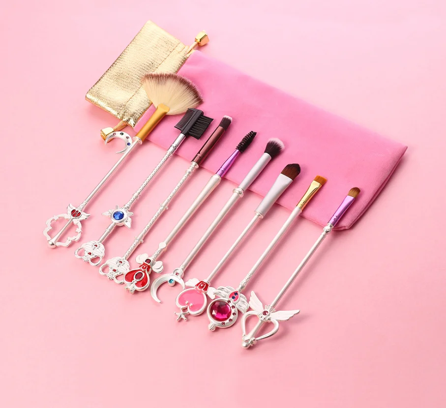 Classical Anime Sailor Moon Makeup Outfit/Makeup Brush Woman Girl Gift ...