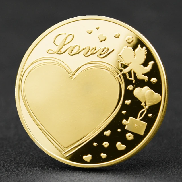 Gold Heart Coins